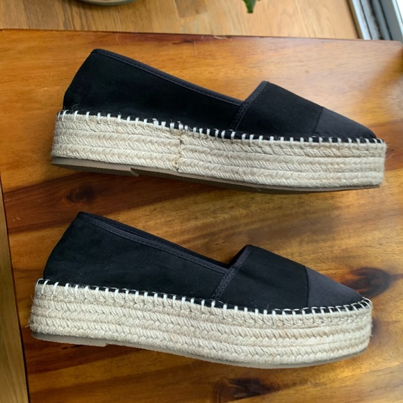ASOS | Shoes | Nwt Asos Jala Flatform Toecap Espadrilles In Black ...